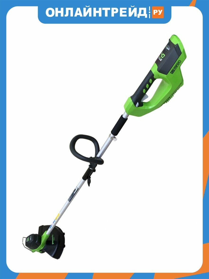 Триммер аккумуляторный Greenworks G40LTK4 40V АКБ 4А. ч и ЗУ