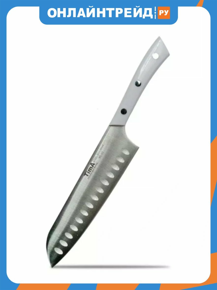 Нож сантоку Tima WhiteLine 178мм WL-03
