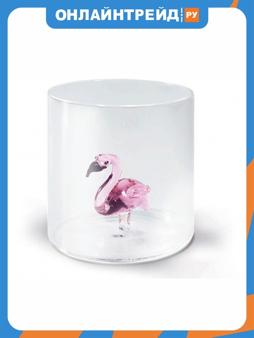 Стакан WD Lifestyle "Фламинго" 0.25 л. WD-566FEN