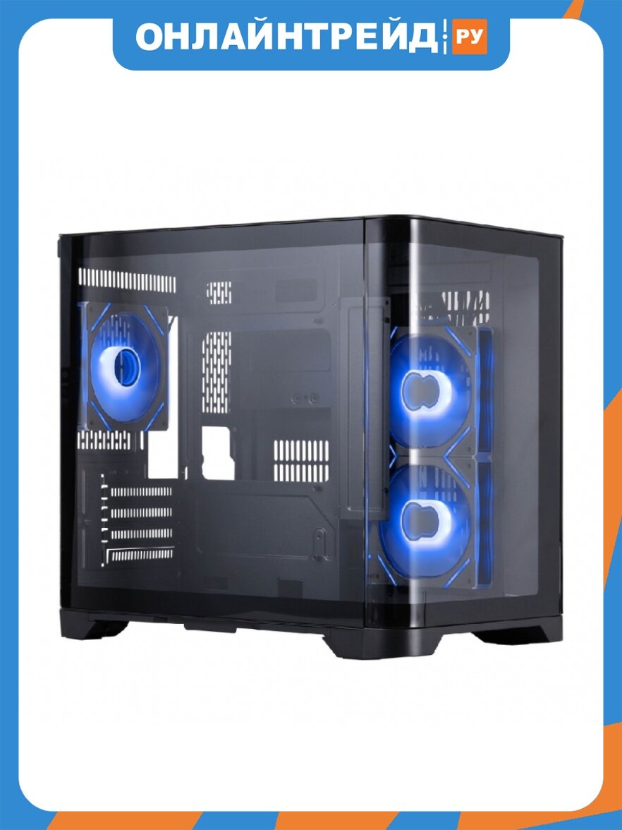 Корпус 1STPLAYER UVIEW UV5 ARGB, черный (UV5-BK-2FC7R-1FC7)