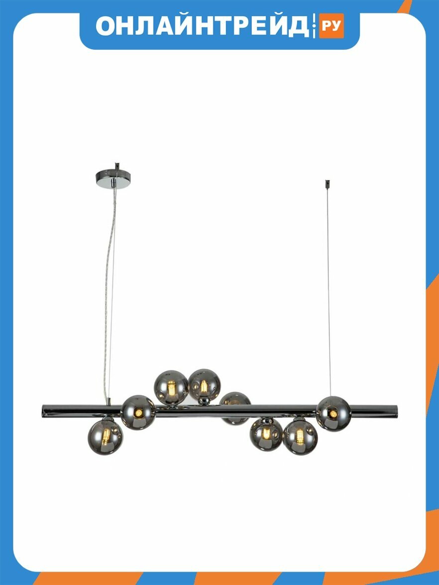 Подвесная люстра Indigo Interior Lighting Indigo Onda 11006/8P Chrome V000116