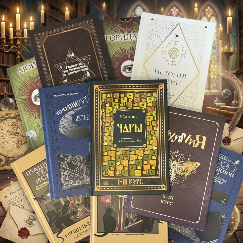 Книги Гарри Поттер. Комплект 11 книг Учебники Хогвартса + подарки!