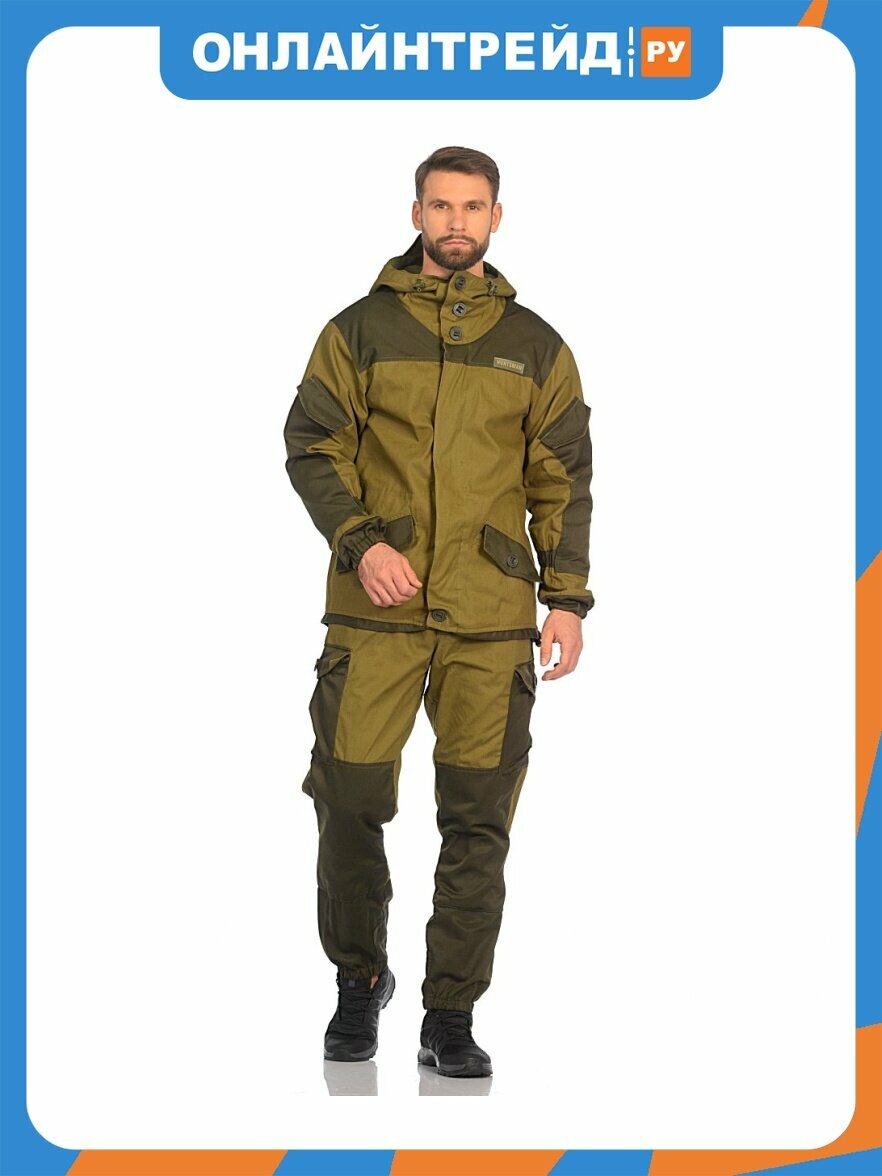 Костюм демисезонный Huntsman Горка-3 Хаки Палатка/ Грета, разм. 48-50/182-188