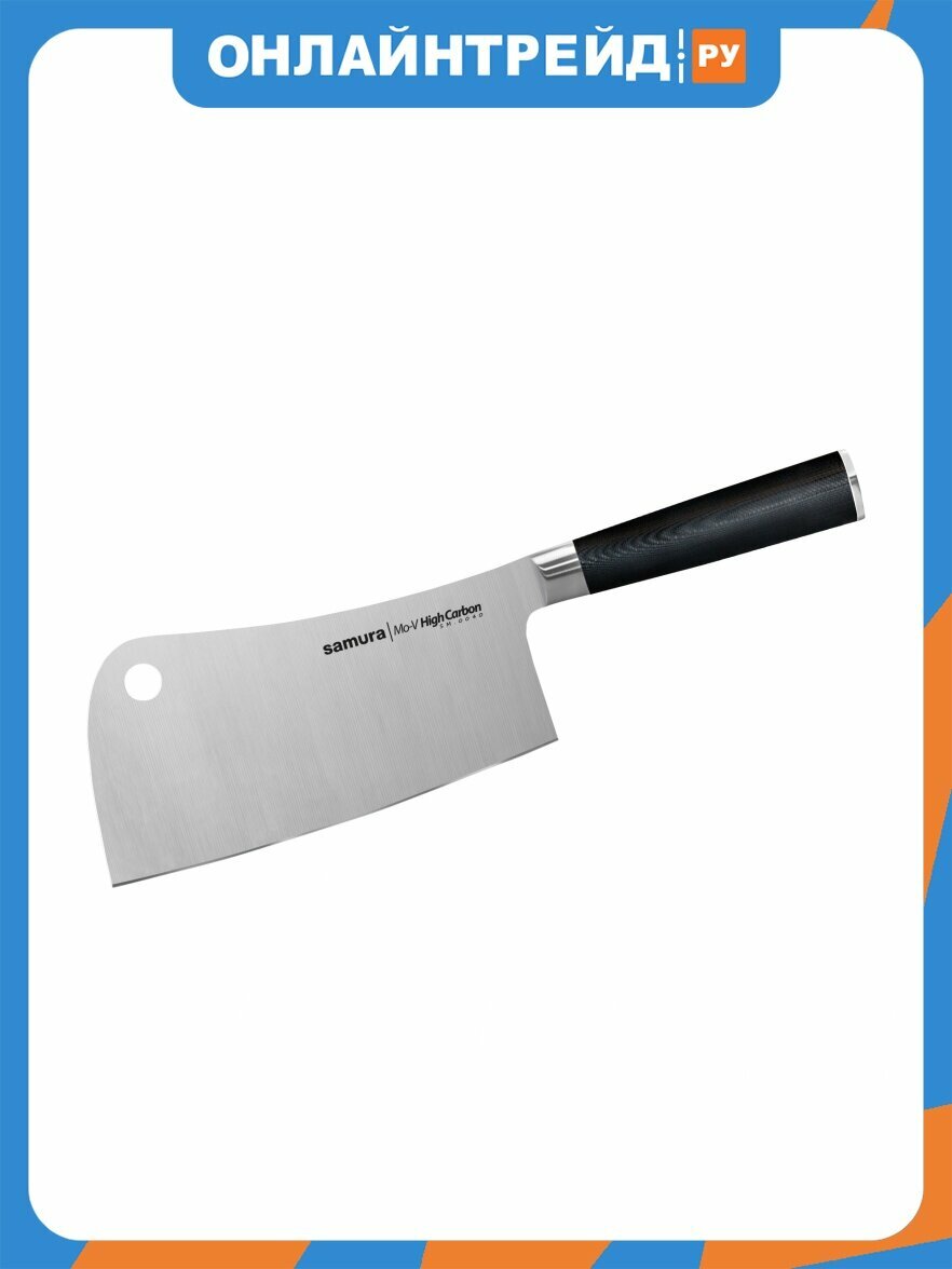 Топорик для рубки Samura Mo-V, AUS-8, G-10, 180 мм (SM-0040/K)