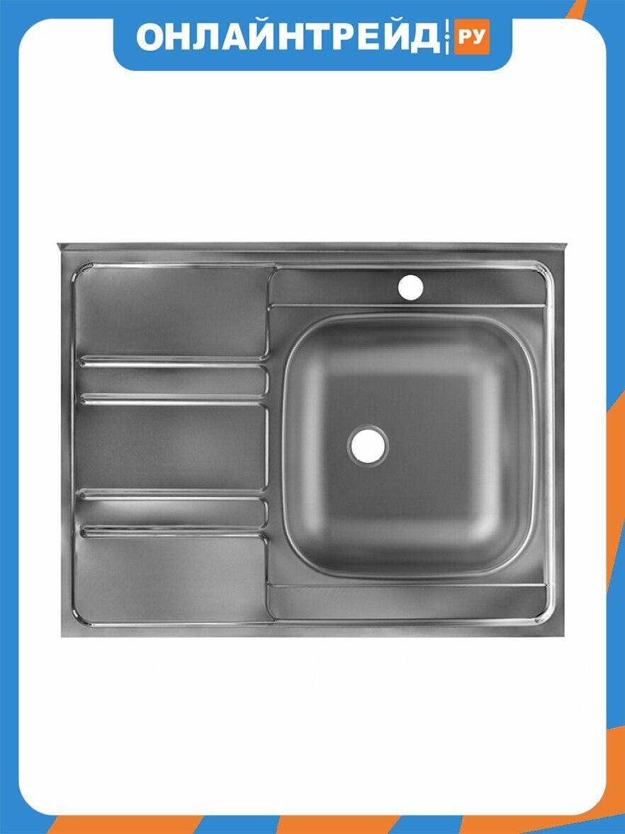 Кухонная мойка Ukinox Иннова IND800.600 ---6C 0R-, 60*80