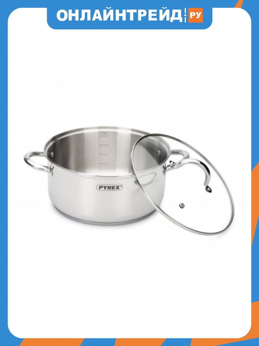 Кастрюля Pyrex с крышкой MASTER 4.7л MA24AEX/E006