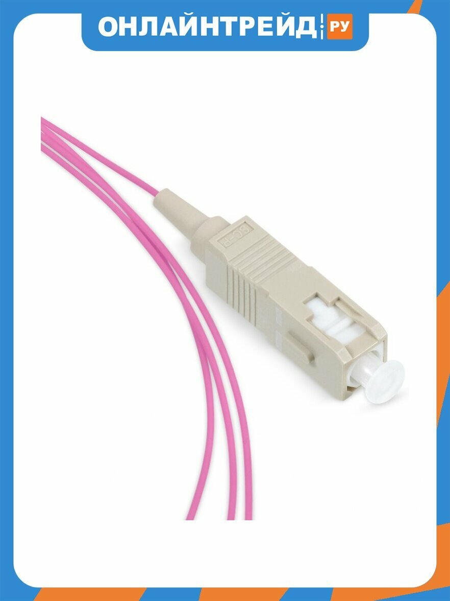 Патч-корд оптический Toplan , симплексный, SC/PC-SC/PC, MM 50/125 (OM4), 50 м, LSZH