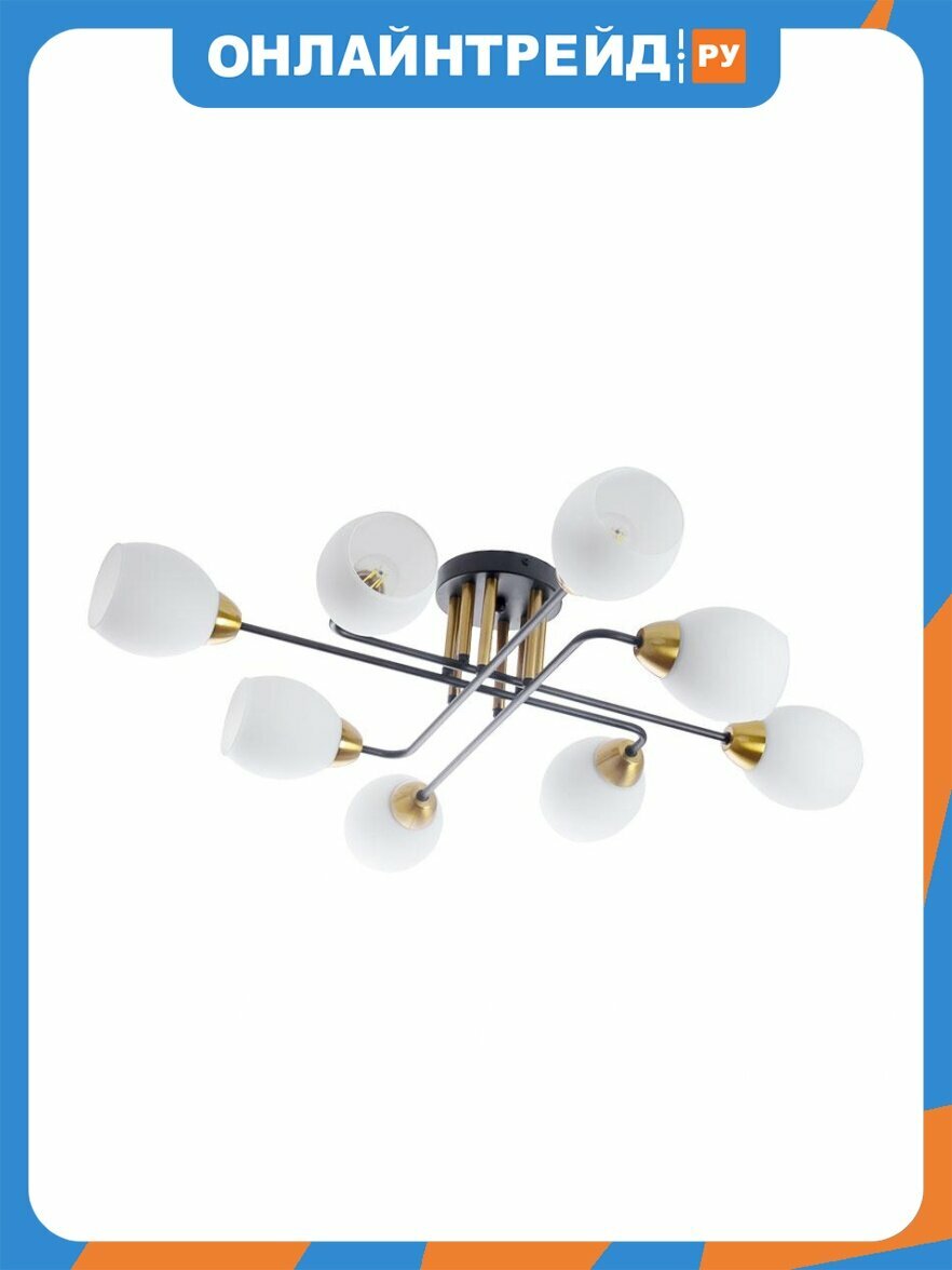 Потолочная люстра Arte Lamp ANDREA A8141PL-8BK
