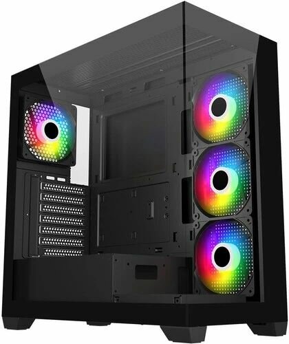 Компьютерный корпус FSP M340-BA (POC0000272) черный - Midi Tower, ATX, USB 3.2 Gen 1 Type-A, USB 2.0 Type-A