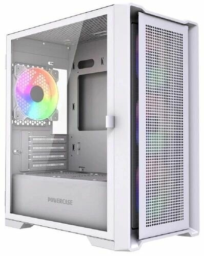 Компьютерный корпус PowerCase Alisio Micro X4W V2 LE (CAMCXW-A4-LE) белый - Mini Tower, Micro-ATX, USB 3.2 Gen 1 Type-A, USB 2.0 Type-A