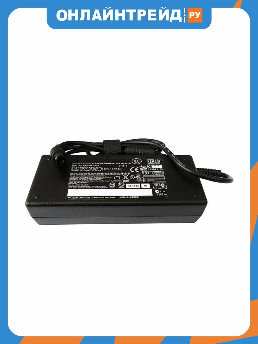 Блок питания (сетевой адаптер) VB Parts AMPERIN для ноутбуков Toshiba 15V 6A 6.3x3.0 HC