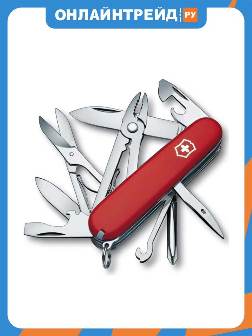 Нож Victorinox 1.4723 DELUXE TINKER, 91 мм, красный