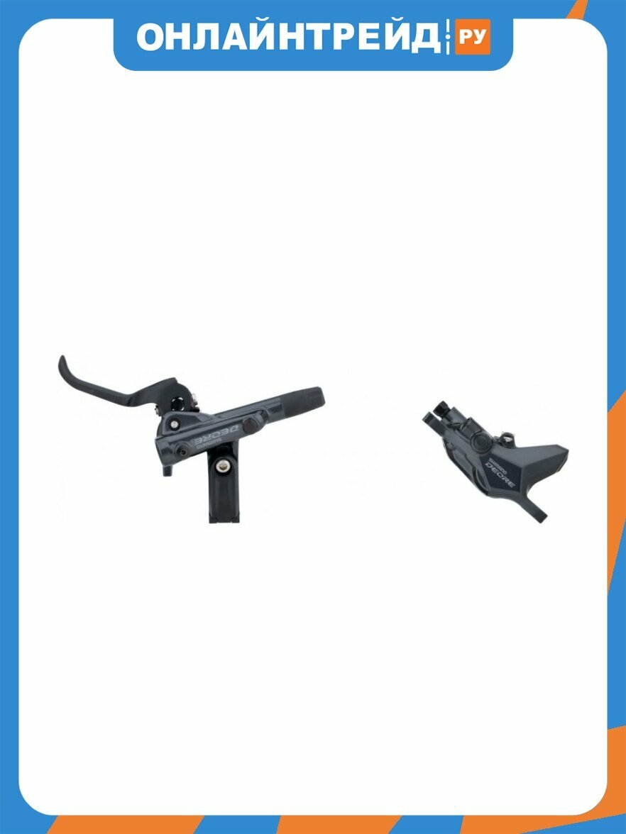 Тормоз дисковый Shimano Deore, M6100, J-kit, BL(левый)/BR(передний), полимерные колодки, 1000мм, EM61001JLFPRA100