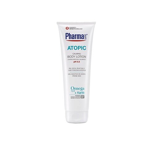 HERBAL Молочко для тела успокаивающее для сухой и чувствительной кожи Pharma Line Atopic Body Lotion, 200 мл