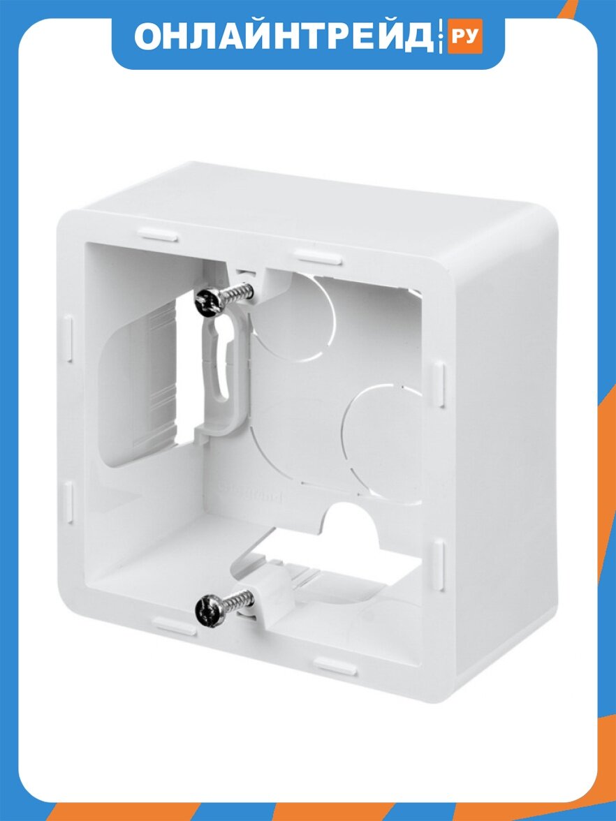 Коробка накладного монтажа Legrand INSPIRIA 1 пост, белый, 673980