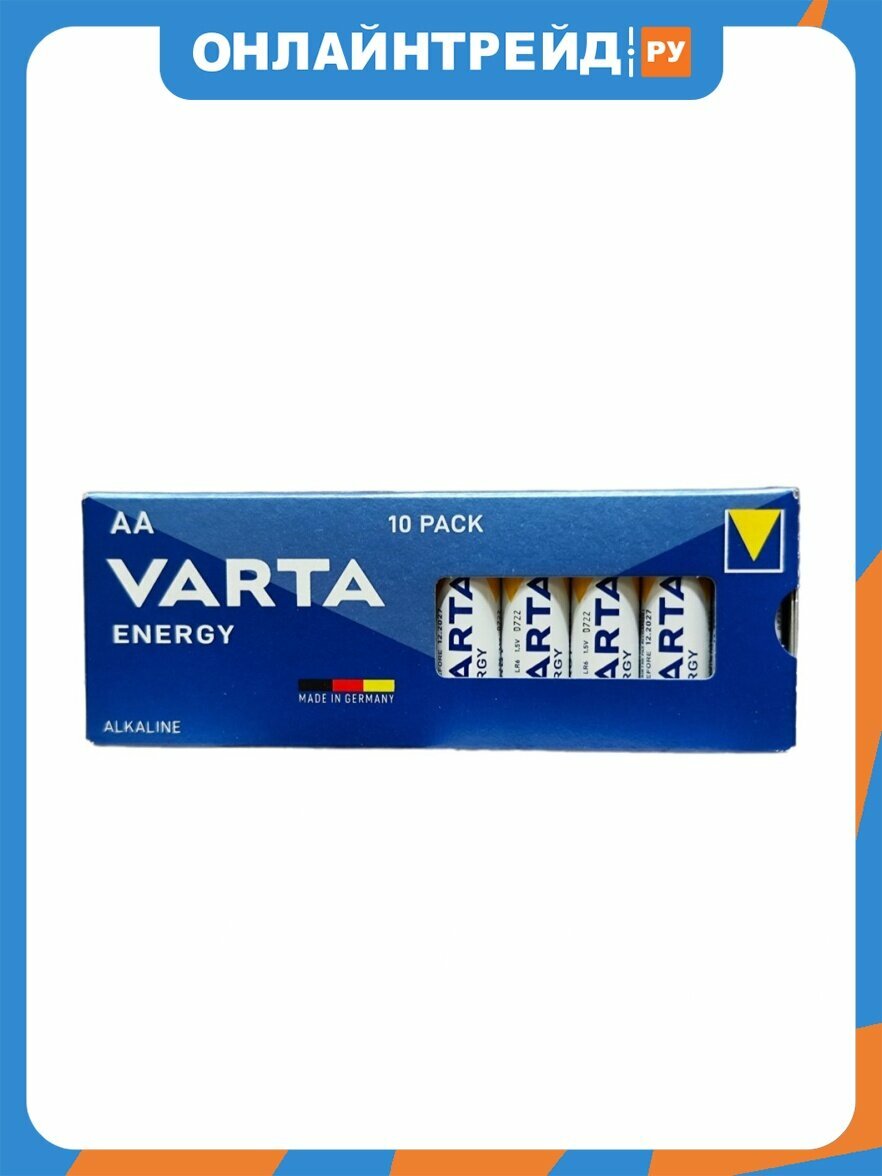 Элемент питания Varta Energy LR6 AA бл 10