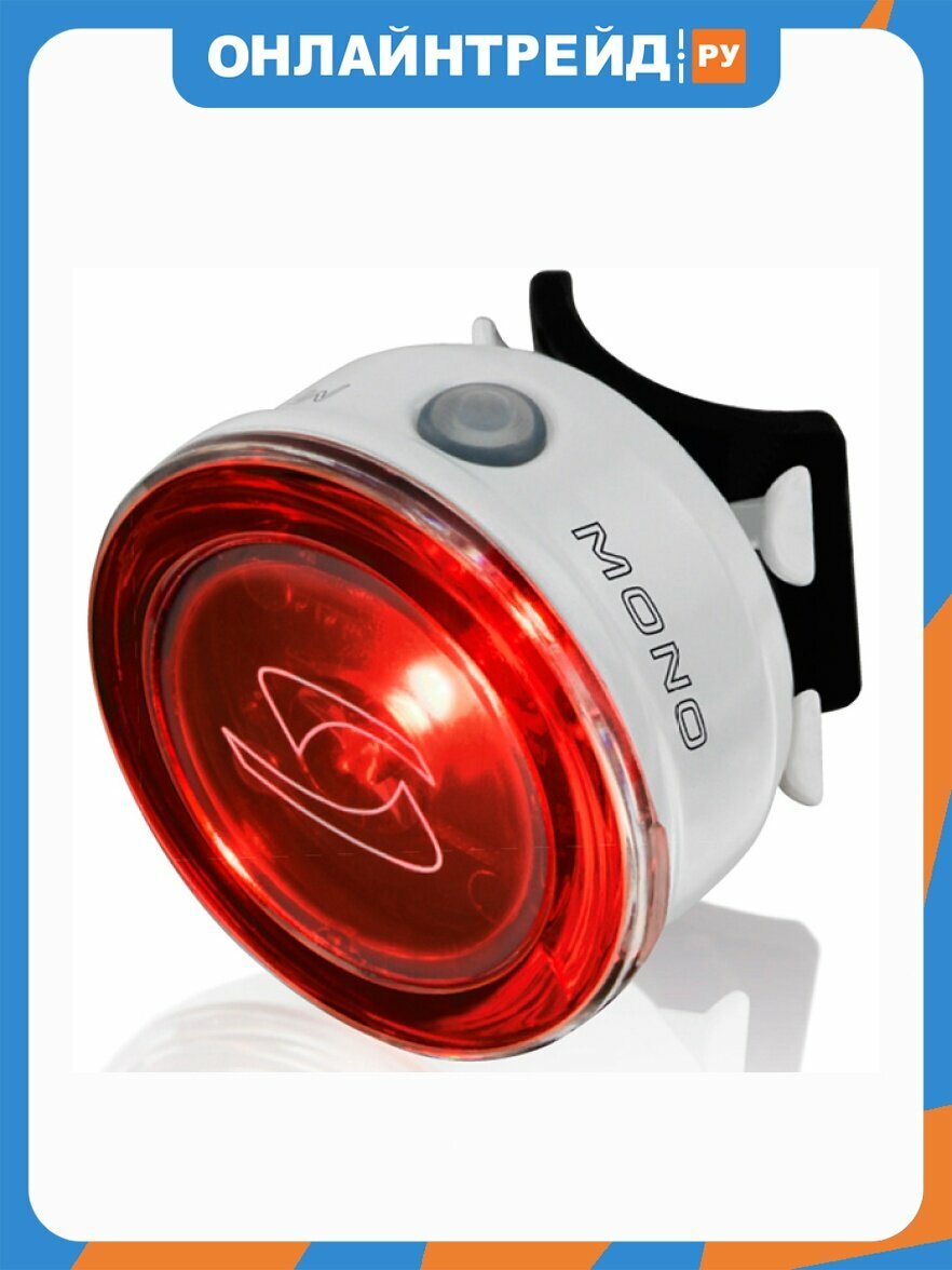 Фонарь задний Sigma Sport SIGMA MONO, 1 светодиод 0,5Вт, 1 режим, интегрированный аккумулятор, белый
