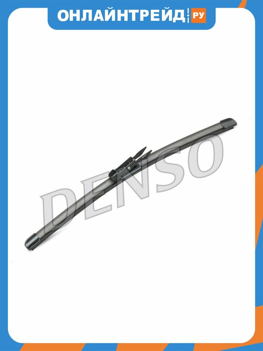 Щетка стеклоочистителя комплект Denso Flat Blade бескаркасная, 600/380мм, 2 шт, DF-020