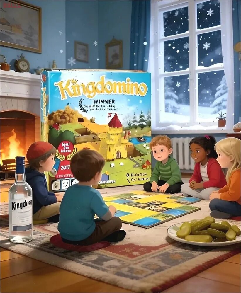 Настольная Карточная Игра Настольная Kingdomino Игра (Карточная) Новая Версия Игры
