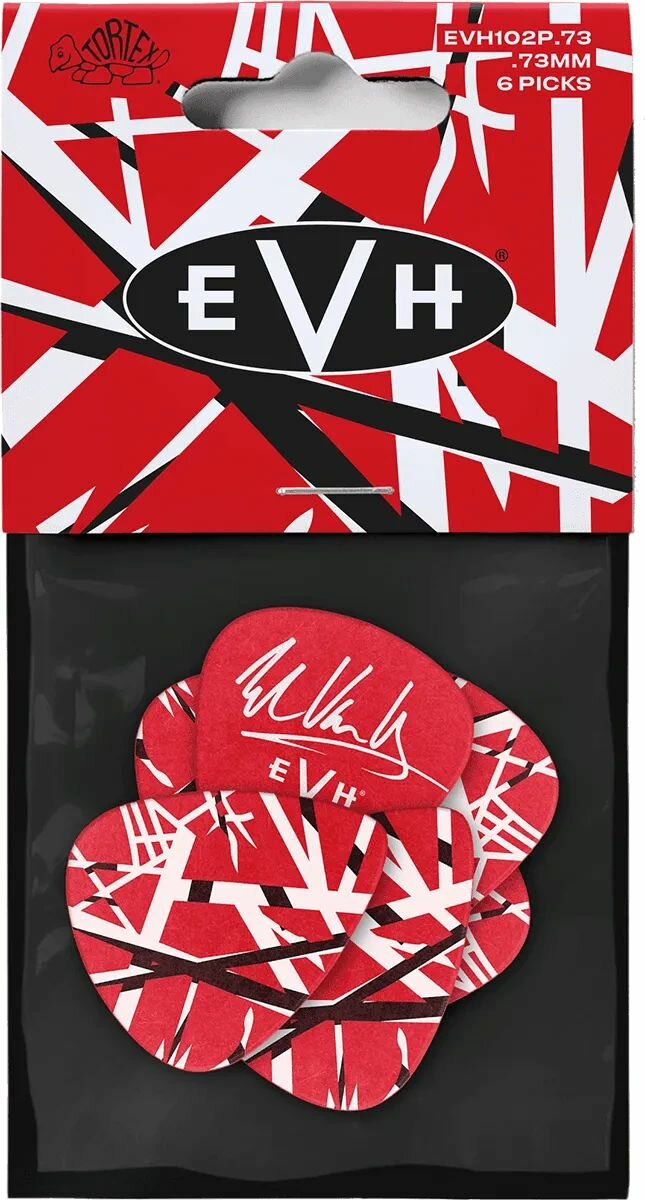 Медиаторы Dunlop EVH102P073 EVH Tortex Frankenstein 0.73 (6 штук)
