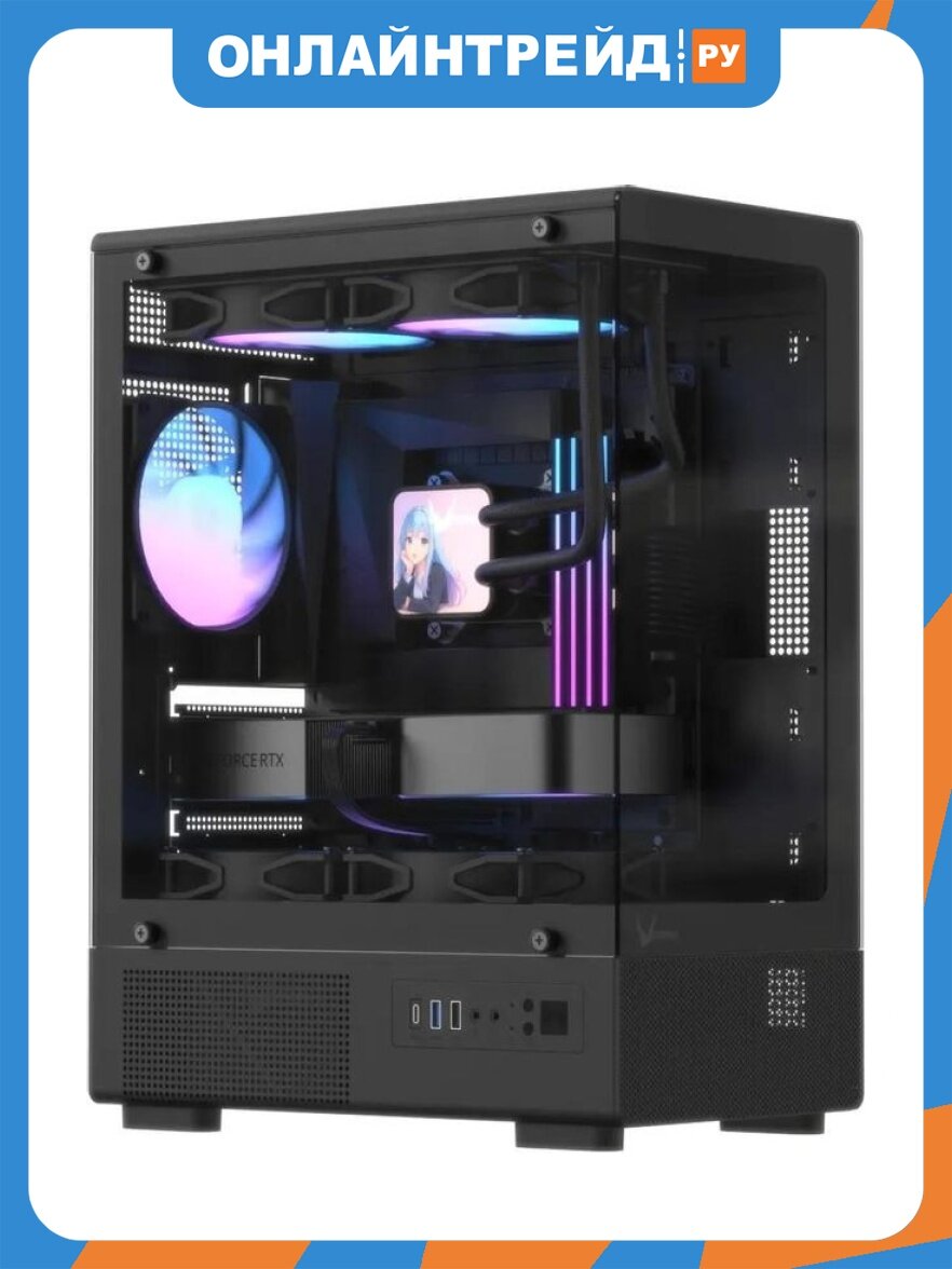 Корпус Formula V Formula Crystal Z1CM Plus AR v2, черный