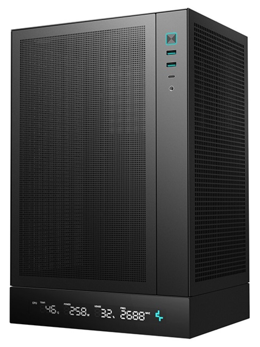 Корпус Deepcool CH170 DIGITAL черный — фото 1