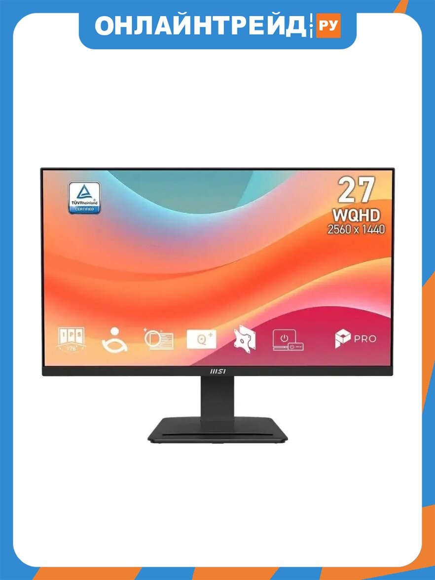 Монитор Msi PRO MP273Q E7 27" Black (9S6-3PB4CH-278)