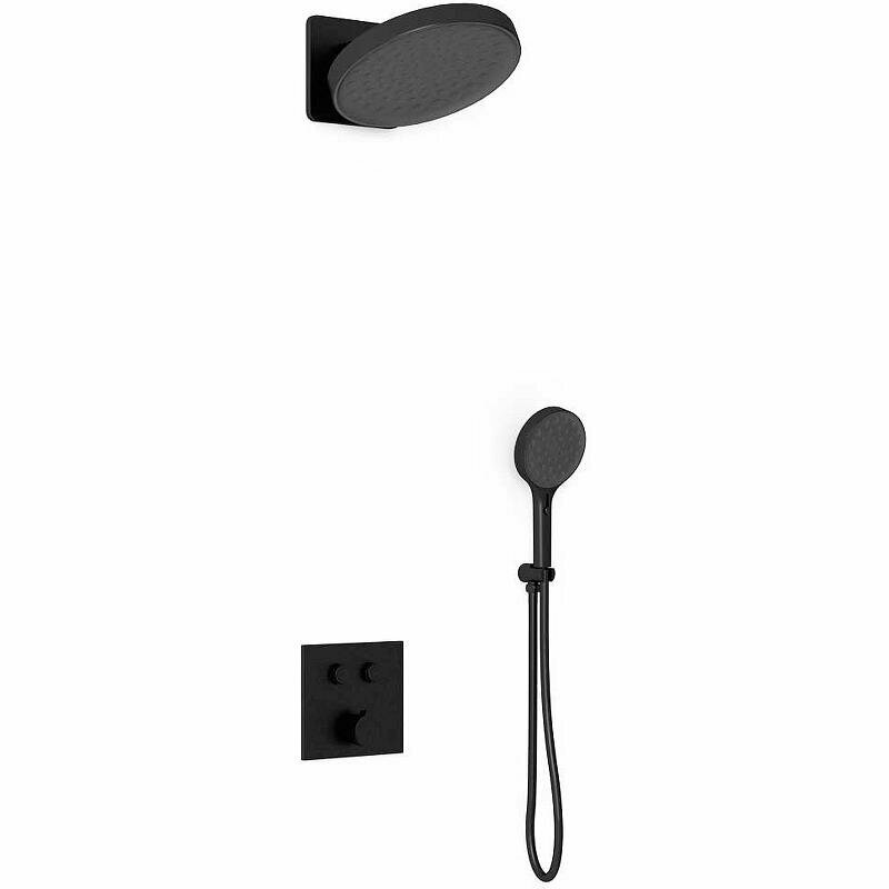Душевая система Vincea Inspire VSFW-421I3MB Черная матовая