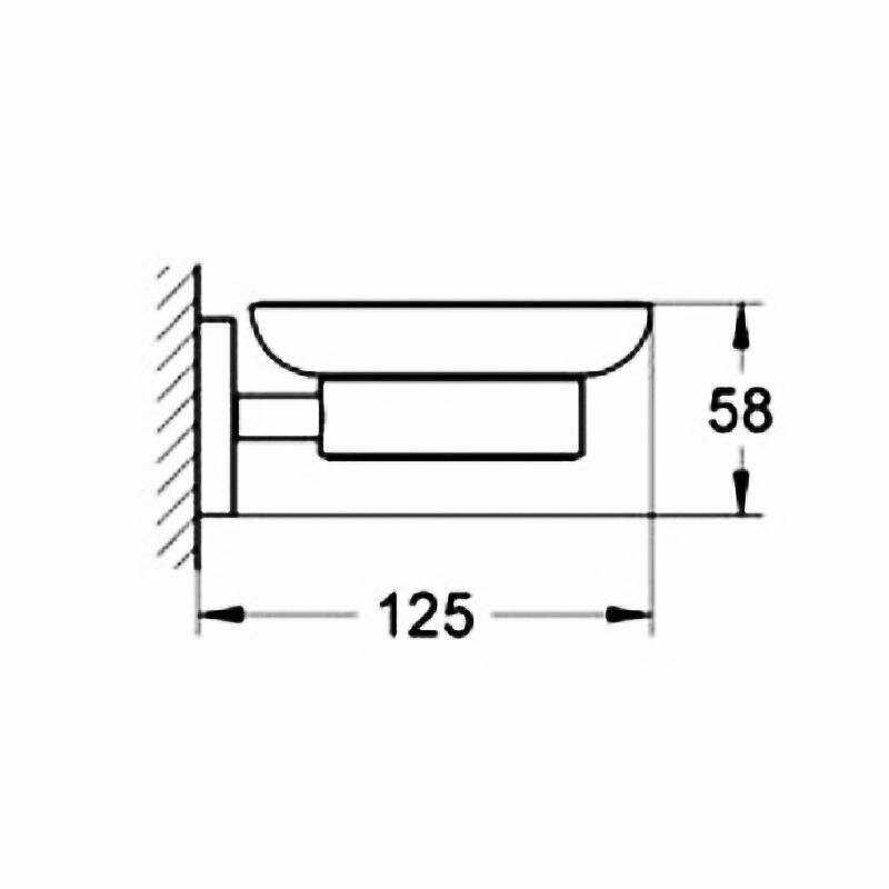 Мыльница Grohe Essentials 40444001 Хром — фото 1