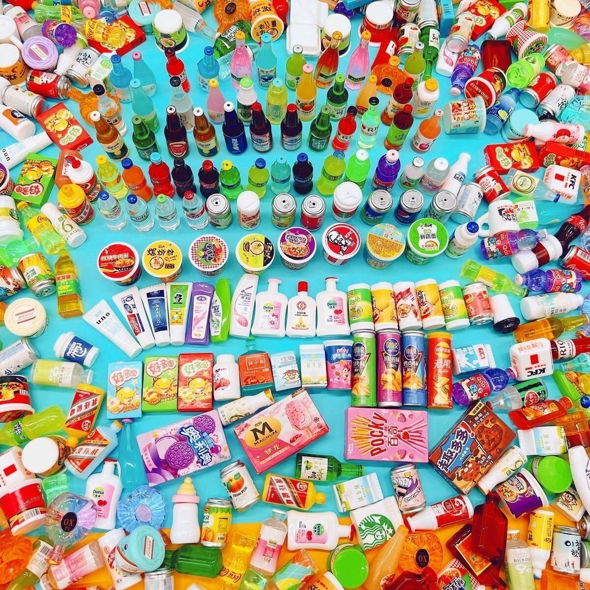 Миниатюрный мини-супермаркет, круглосуточный магазин, имитация еды, игрушки для дома своими руками