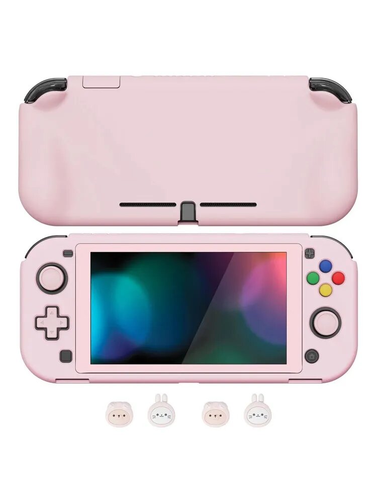 PlayVital Защитный чехол для Nintendo Switch Lite + насадки на джойстик Косплей Котёнок и ЩенокКошка