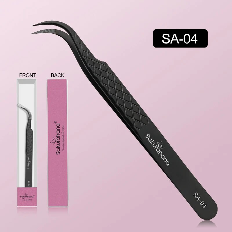 Пинцет для наращивания ресниц SAKURAHANA SA-04