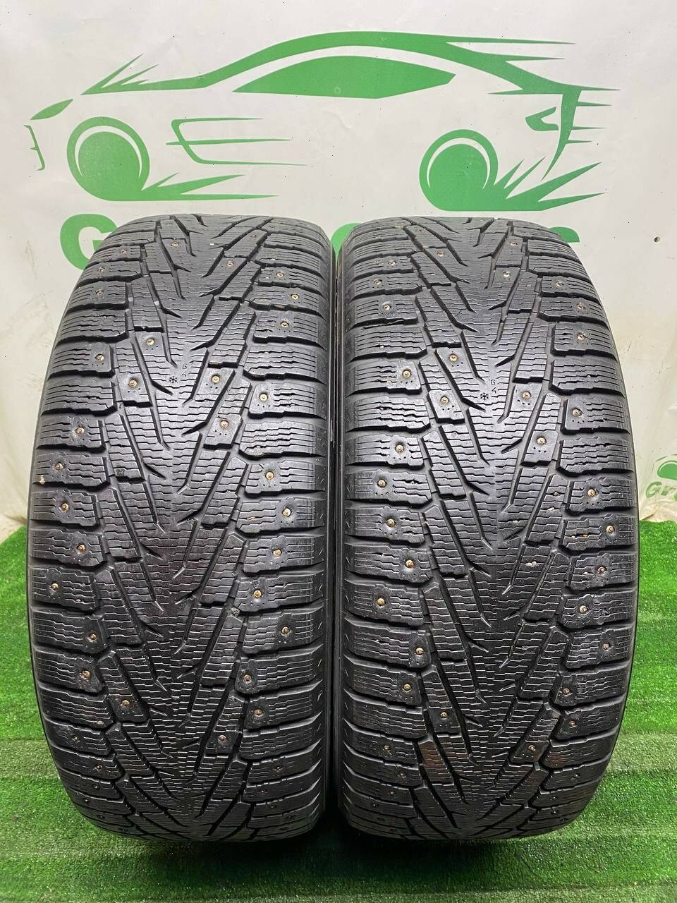 Комплект (2 шт) зимних БУ шин Nokian Tyres Hakkapeliitta 7 SUV 285/60 R18 20% износ DYD456694
