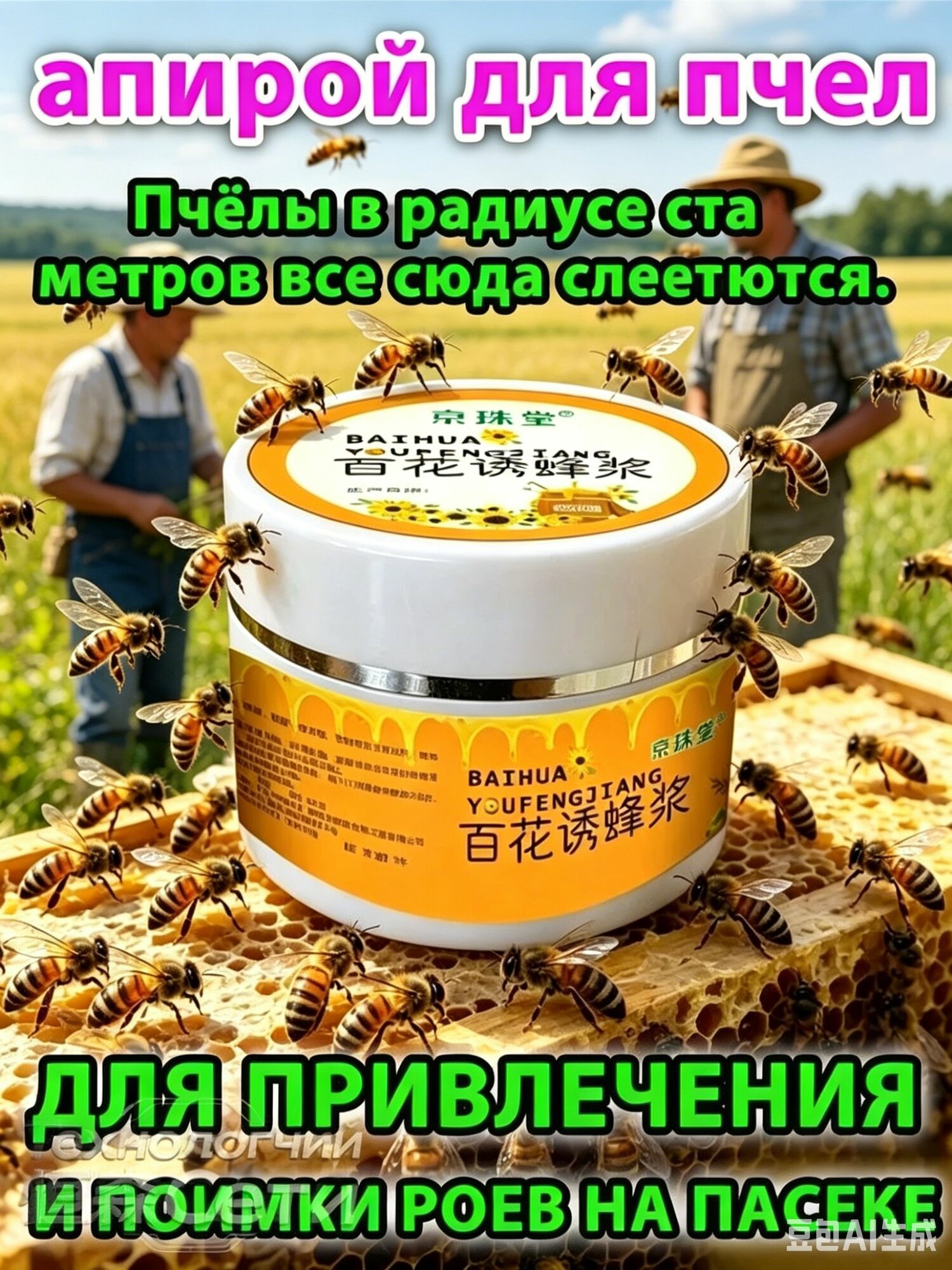 Приманка для пчёл усиленная