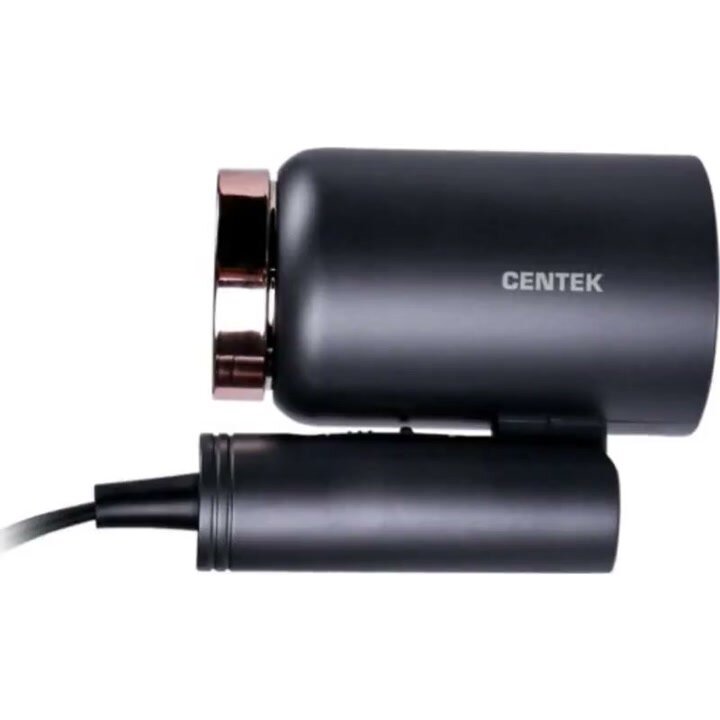 Фен CENTEK СТ-2202, серый, мощность 2200Вт, ионизация, 2 режима, двухскоростной — фото 1