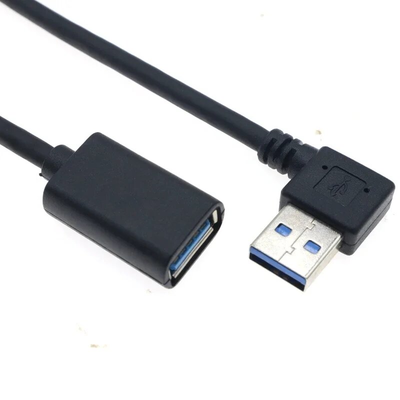 USB 3.0 кабель-удлинитель CableCC 0.5m, Black Left