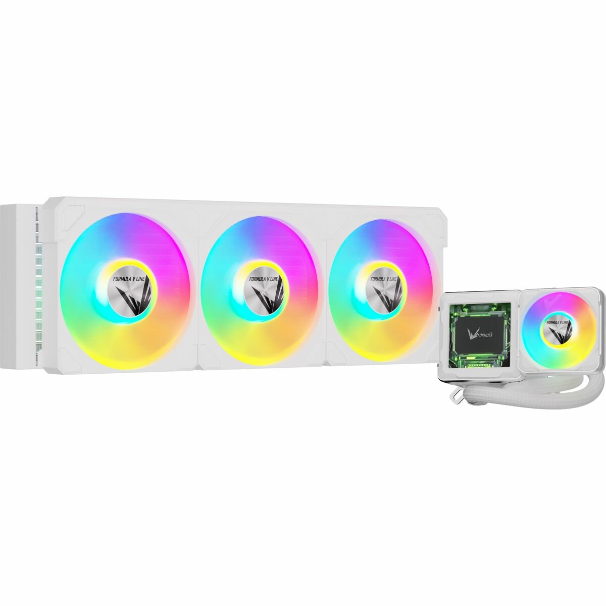 Система водяного охлаждения для ПК FORMULA Cryo Wing Digi 360 WH 120 мм A-RGB
