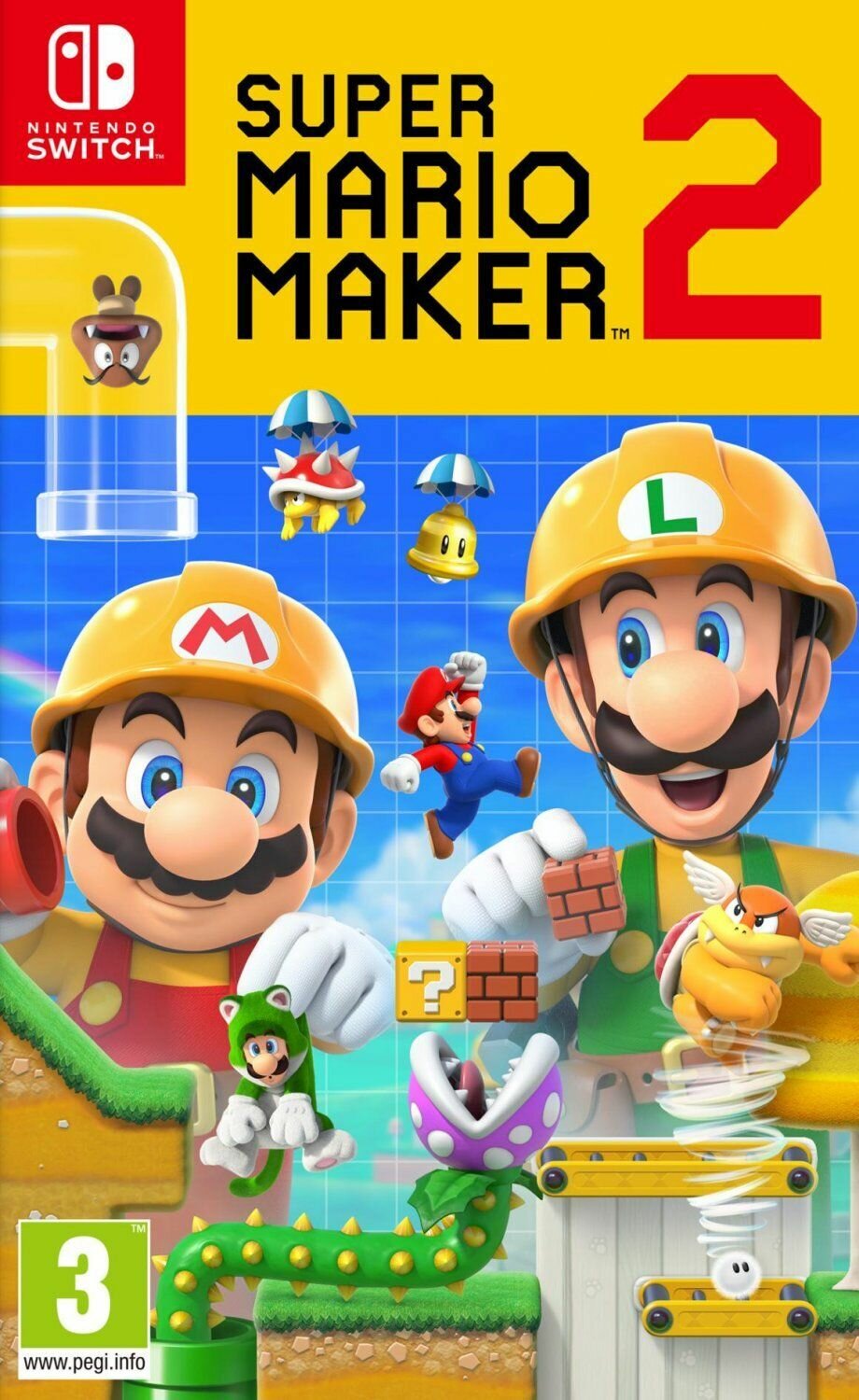 Игра Super Mario Maker 2 Switch Русская Версия Картридж на Nintendo Switch