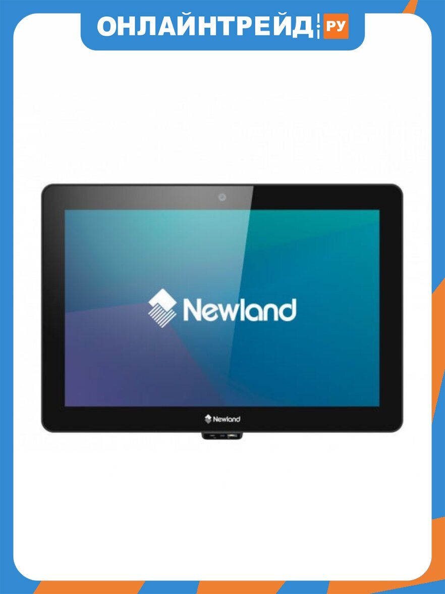 Прайс-чекер Newland NQuire 1000 Manta III Micro Kiosk with 10" Touch Screen, 4GB/64GB, 2D CMOS Mega Pixel imager with Laser Aimer (CM6x, Landscape), 8MP front camera, BT, 4G, GPS, WiFi and POE.