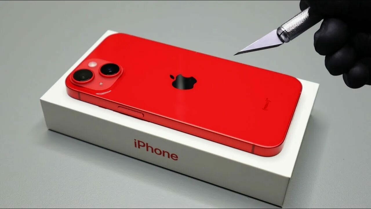 Смартфон Apple iPhone 14 512Gb, IP68, ( Red / Красный ) Sim+ESim