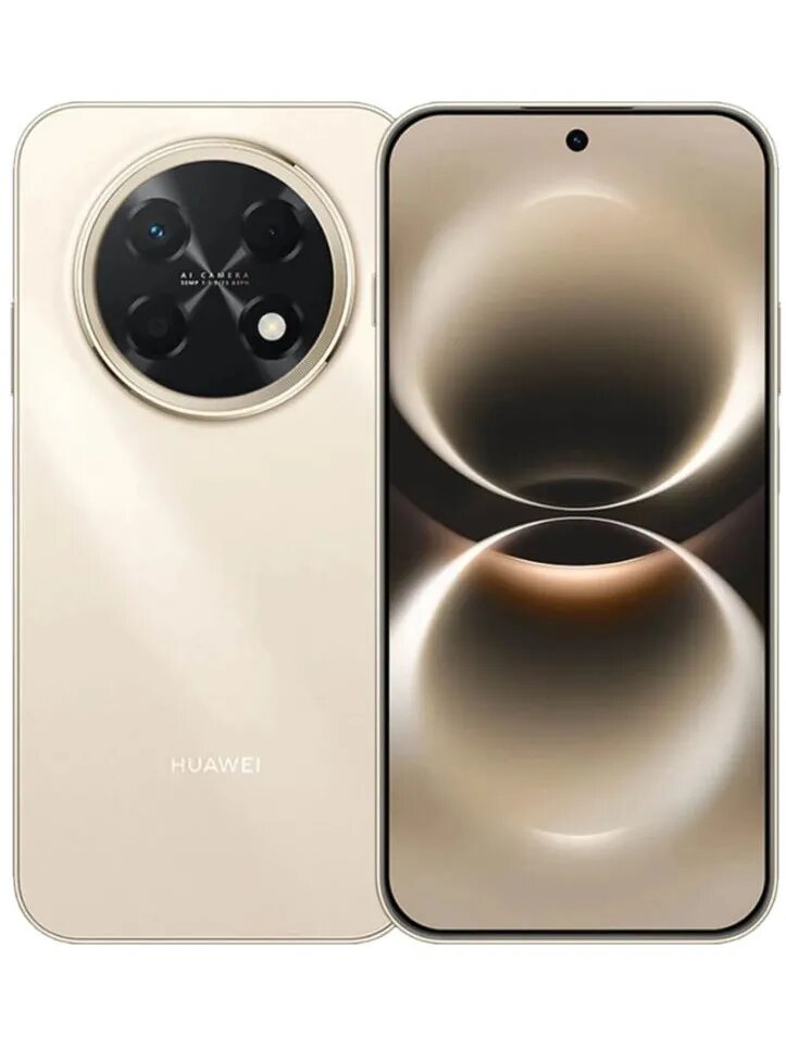 Смартфон Huawei Nova 15 Max 8/256GB, экран 6.84, 2756 x 1272, камера 50+2МП, Золотистый