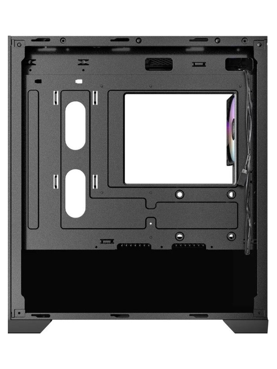 Корпус Azza AEROHEX-M без БП mATX черный