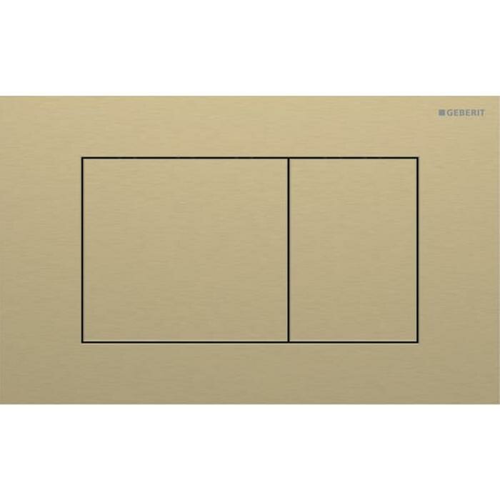 Кнопка смыва для инсталляции Geberit Sigma 40 115.629. QF.1 цвет Латунь