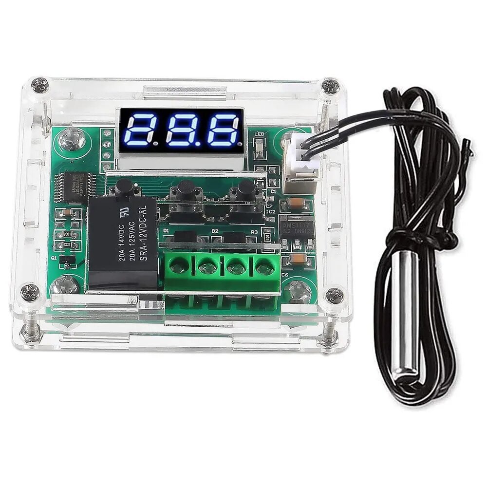 S9W1209 DC 12V Плата цифрового контроллера температуры -50-110 C Электронный переключатель модуля управления температурой (1 шт.)