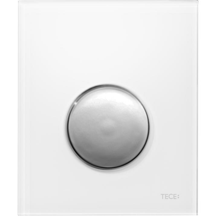 Кнопка смыва для инсталляции Tece Loop Urinal Plastic 9242627 Белая Хром глянцевый