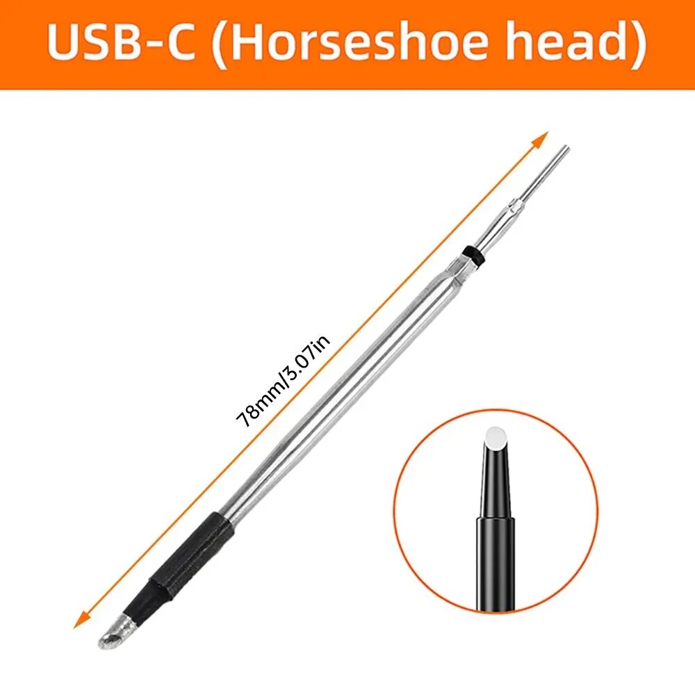 Беспроводной электрический паяльник USB C200S с заменяемыми насадками, Type-C 5V 8W, быстрая зарядка, портативные инструменты для ремонта и сварки
