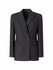 Пиджак Pinko Pinstripe double-breasted blazer, размер 42, синий