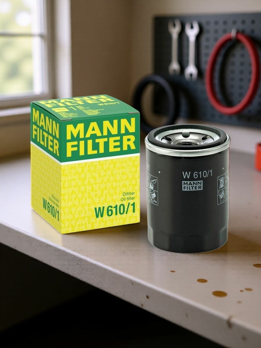 Масляный фильтр MANN-FILTER W 610/1