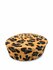 Шапка RUSLAN BAGINSKIY Leopard-print beret для девочек, размер S, разноцветный