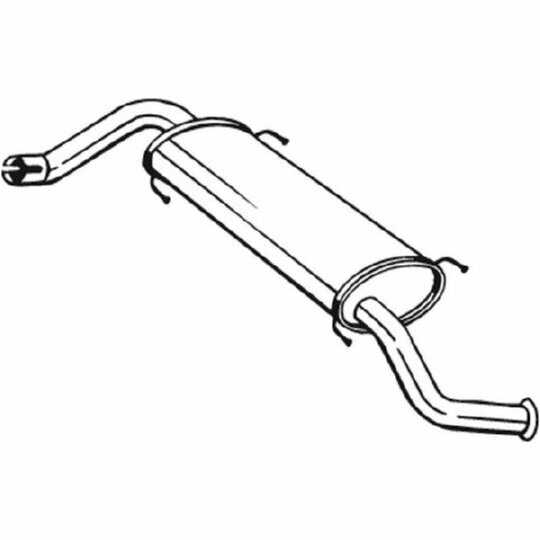 Глушитель выхлопных газов конечный, BOSAL 281-873 (1 шт.)